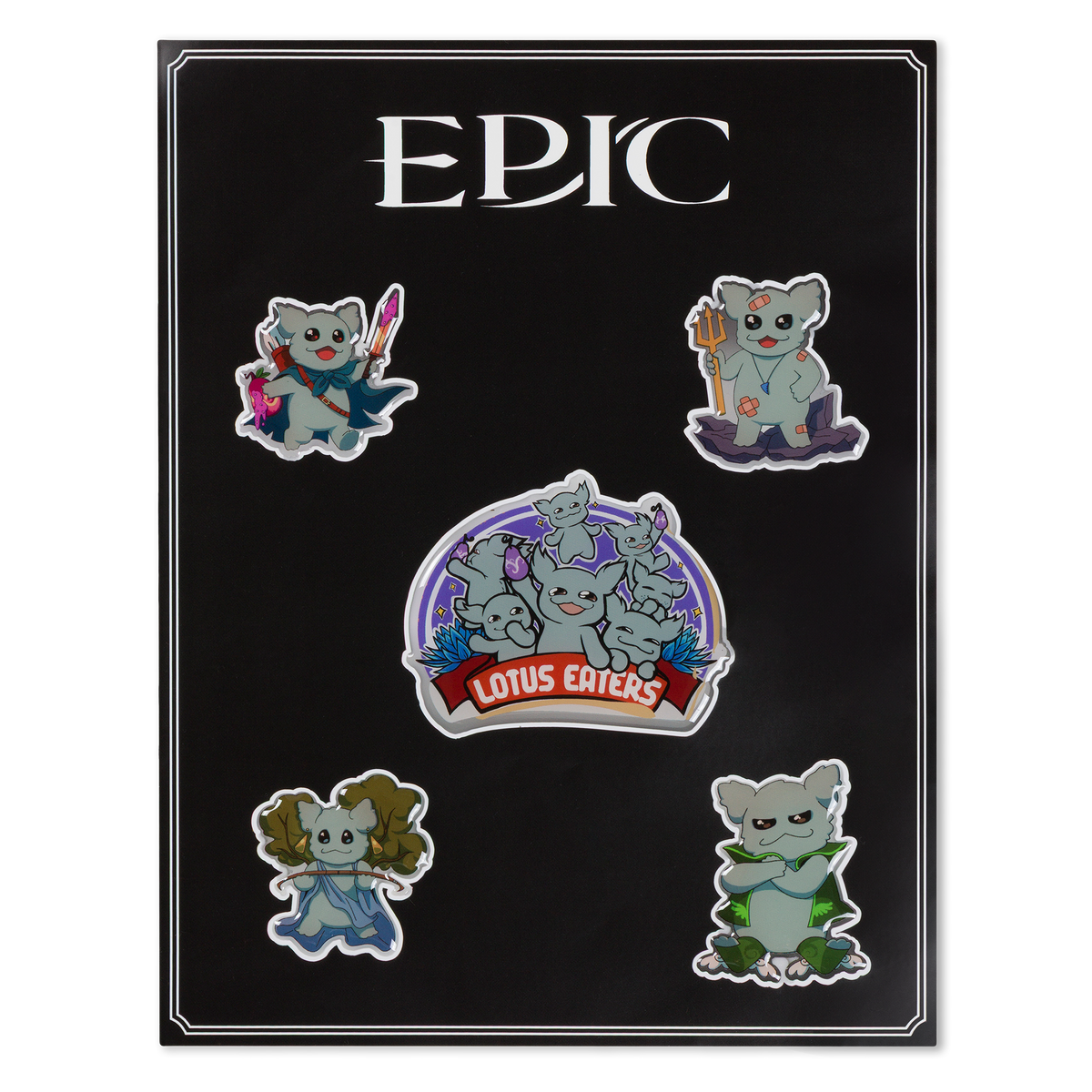 Character Winion Puff Sticker Pack